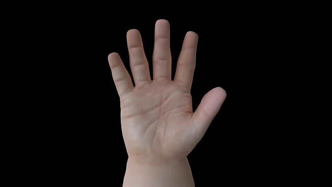 3D model HAND10 Baby Hand animation VR / AR / low-poly | CGTrader