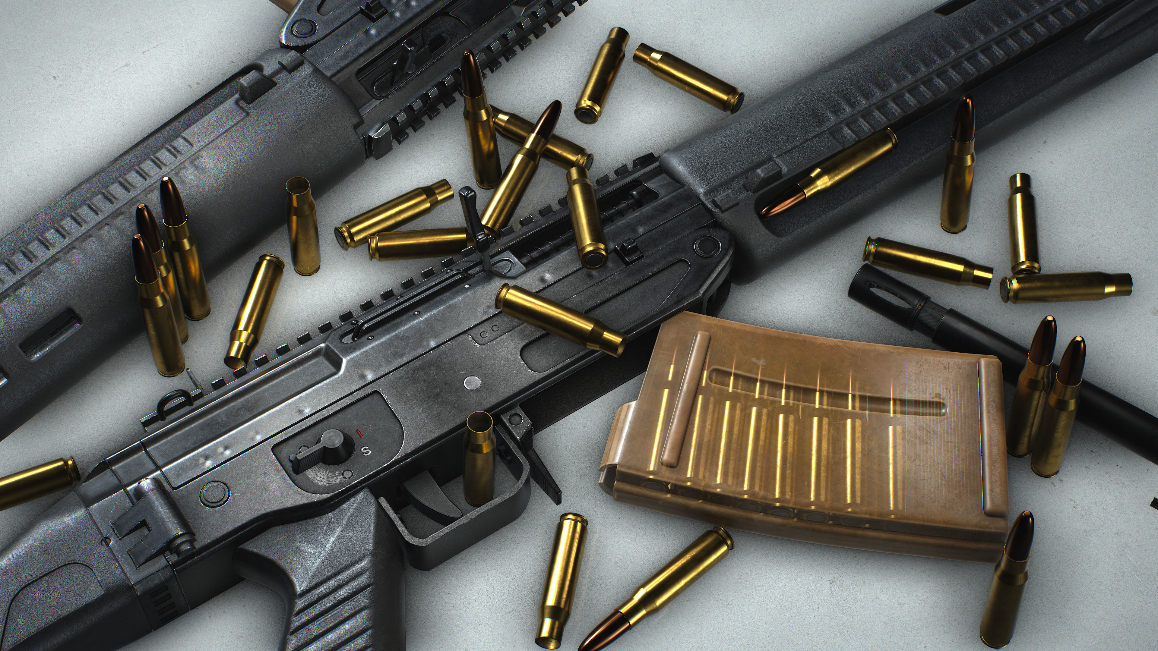 3D model SIG 751 Precision Rifle VR / AR / low-poly | CGTrader