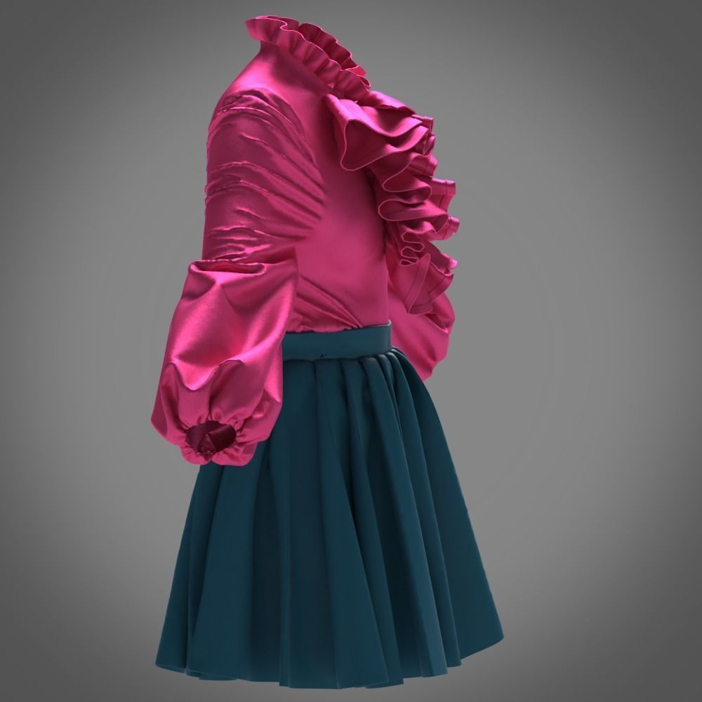 3D womens clothing free 3D model | CGTrader