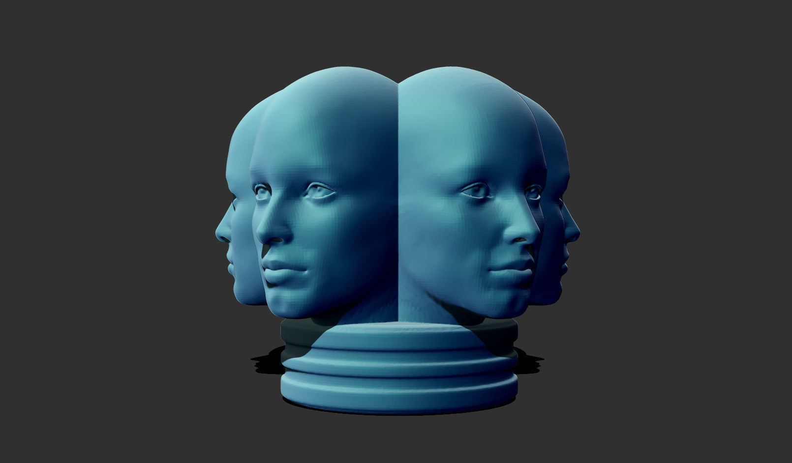 Face Head Flower Pot 3D print model 3D model 3D printable | CGTrader