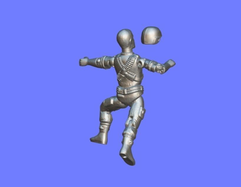1982 GI JOE ROCK N ROLL - 3D SCAN - 3D model 3D printable | CGTrader