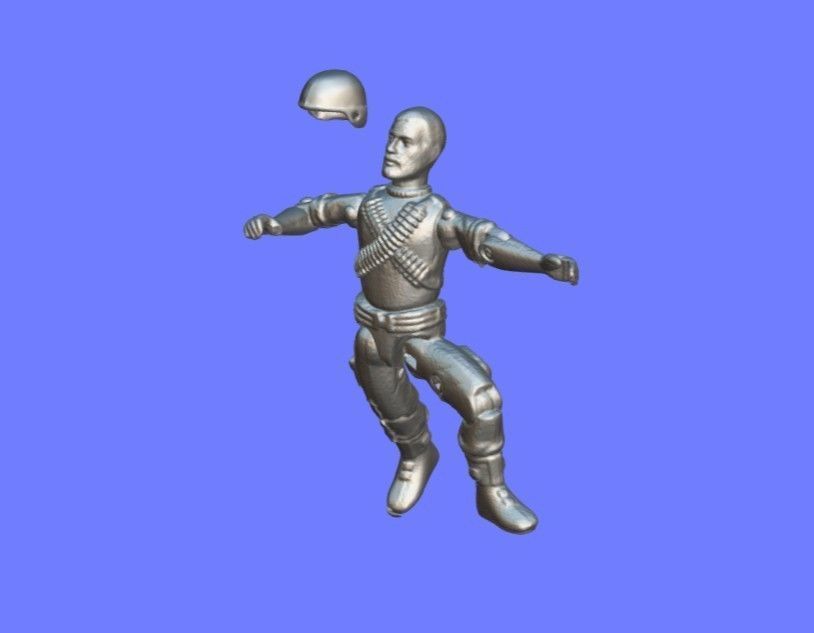 1982 GI JOE ROCK N ROLL - 3D SCAN - 3D model 3D printable | CGTrader