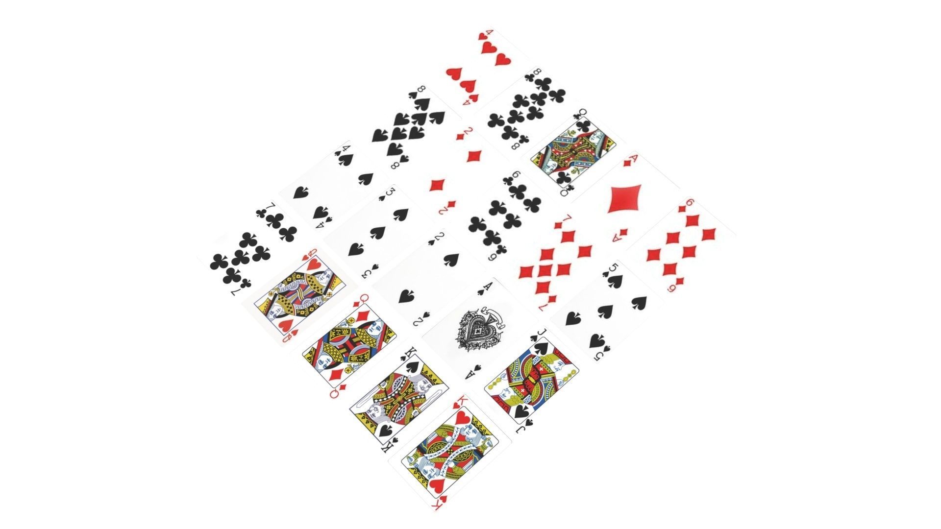 Playing Cards Set 3D model | CGTrader