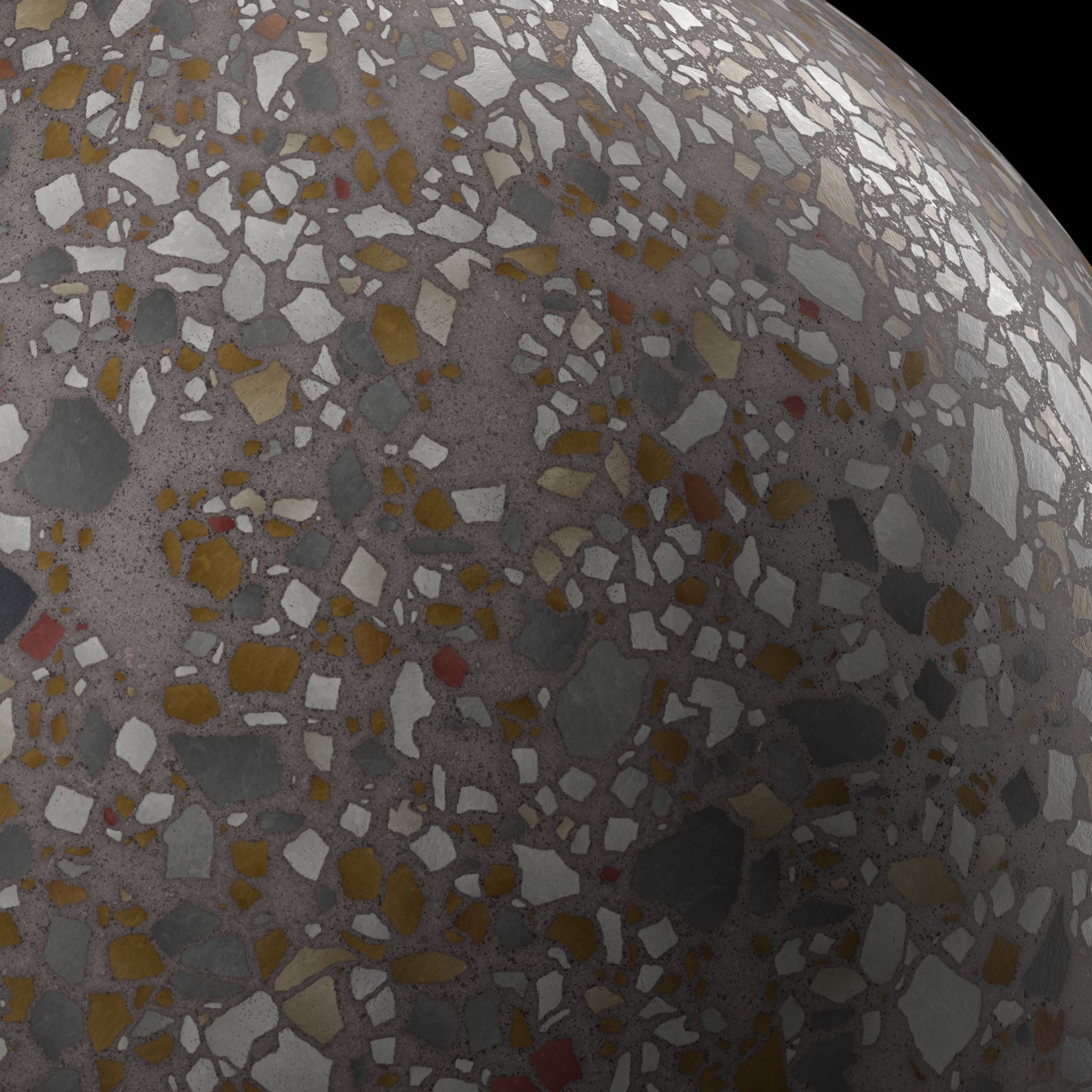 Texture Terrazzo Materials 18- by Sbsar Generatator - Pbr 4k Seamless ...