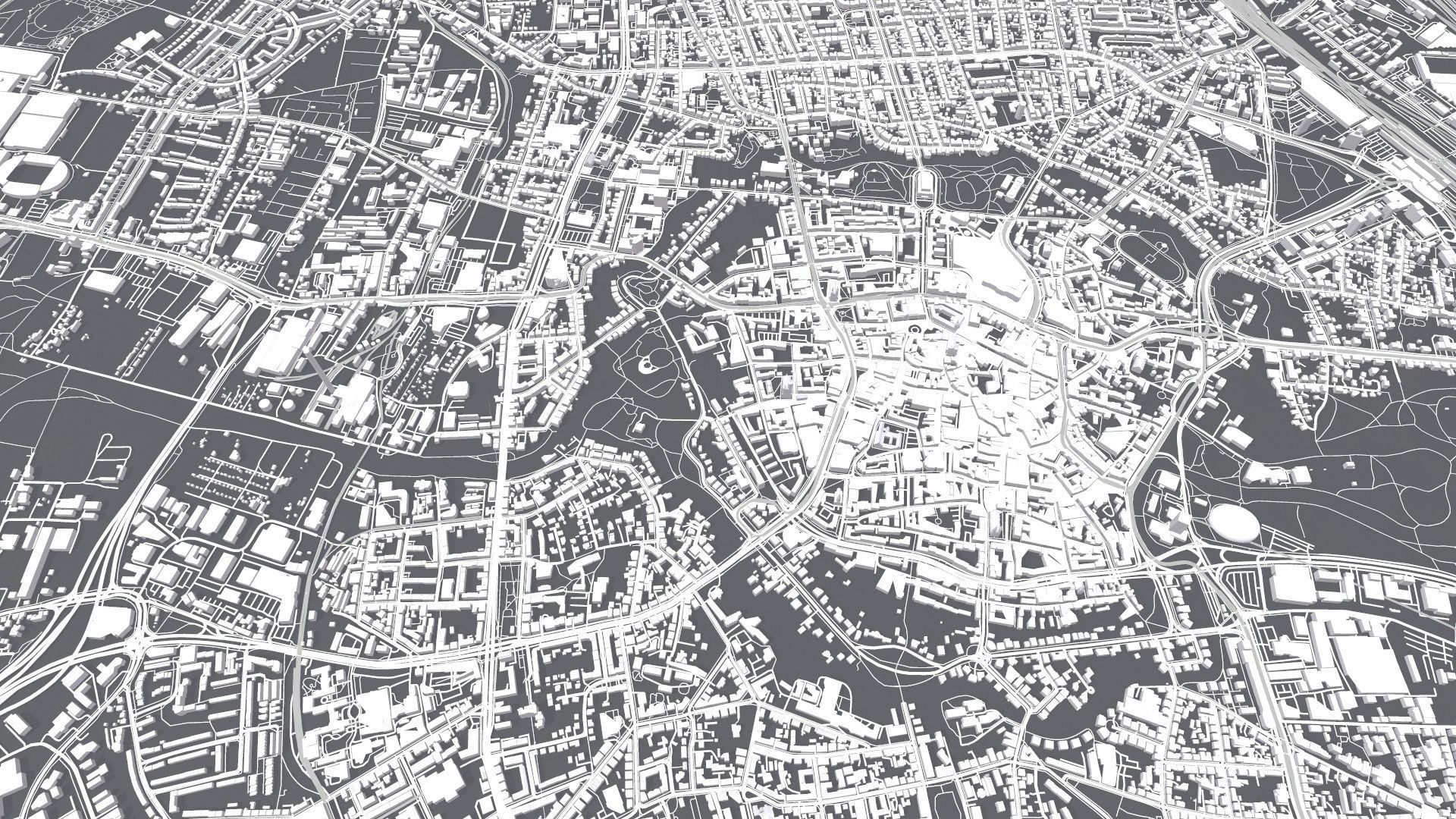 Cityscape Brunswick Germany 3D model | CGTrader