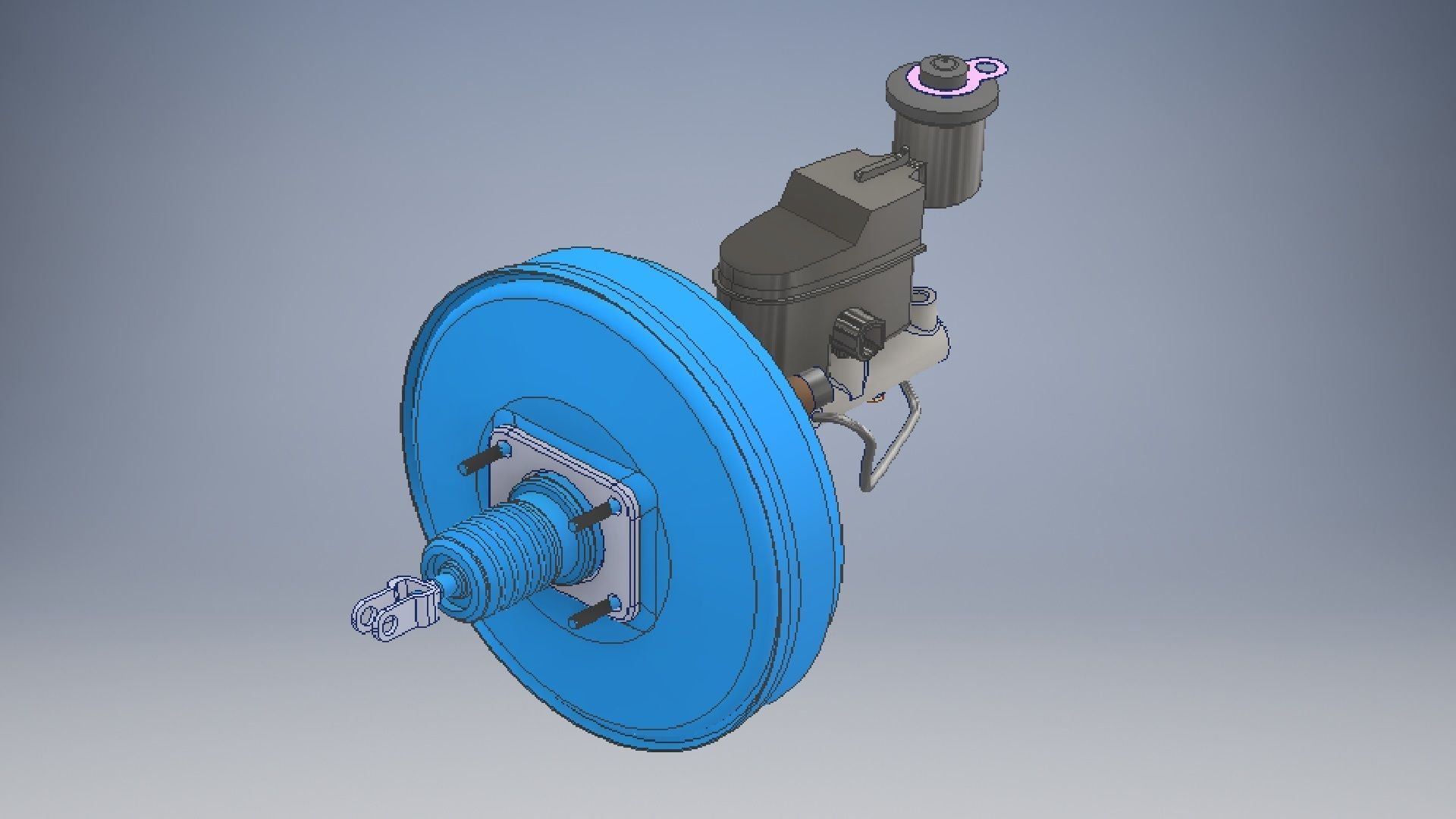 car master cylinder 3d model 3D model | CGTrader