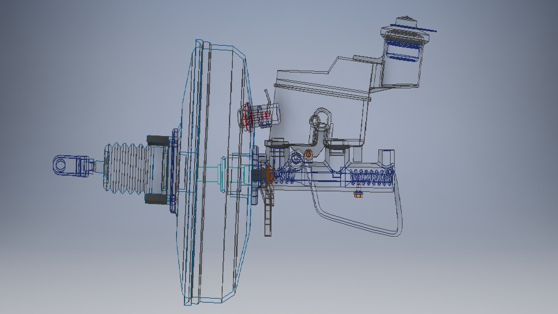 car master cylinder 3d model 3D model | CGTrader