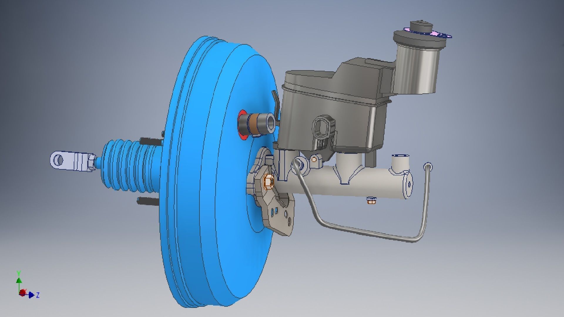 car master cylinder 3d model 3D model | CGTrader