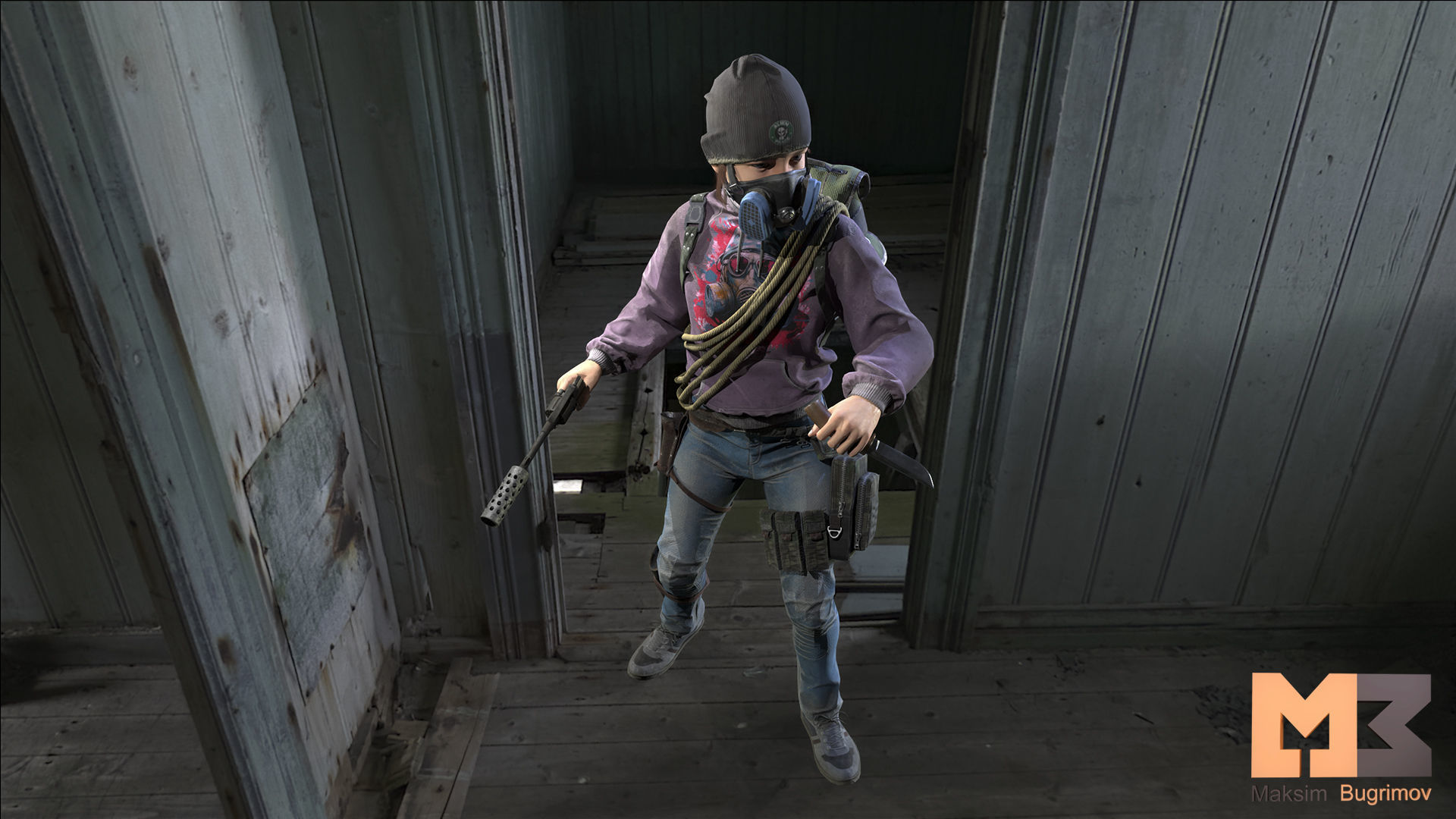 3D model Adventure 03 Kid VR / AR / low-poly | CGTrader