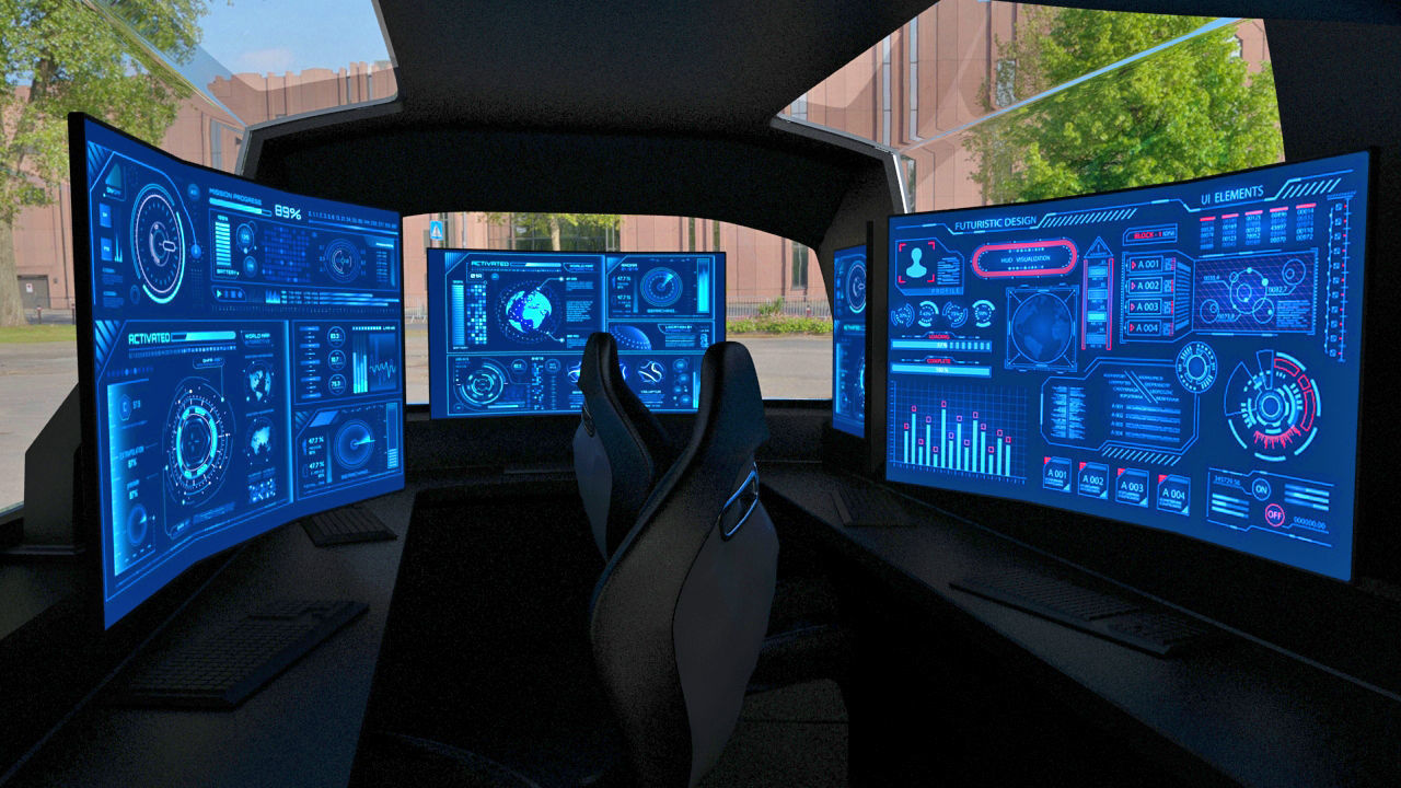 Futuristic Mobile Space Observatory Vehicle 3D model | CGTrader