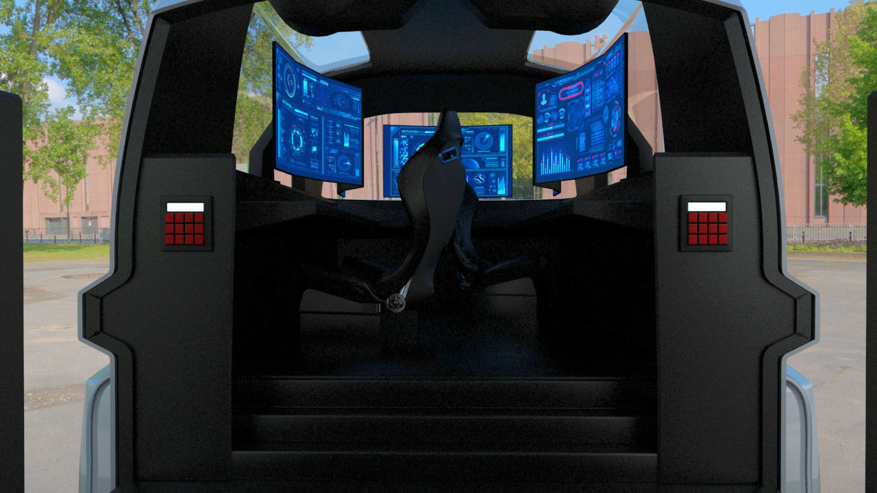 Futuristic Mobile Space Observatory Vehicle 3D model | CGTrader