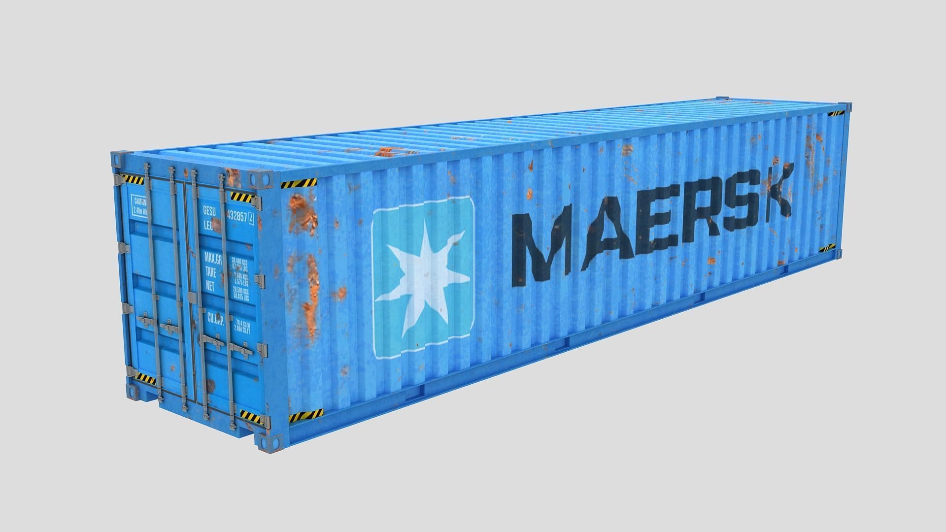 3D model Cargo Shipping Container 3D model 01 VR / AR / low-poly | CGTrader