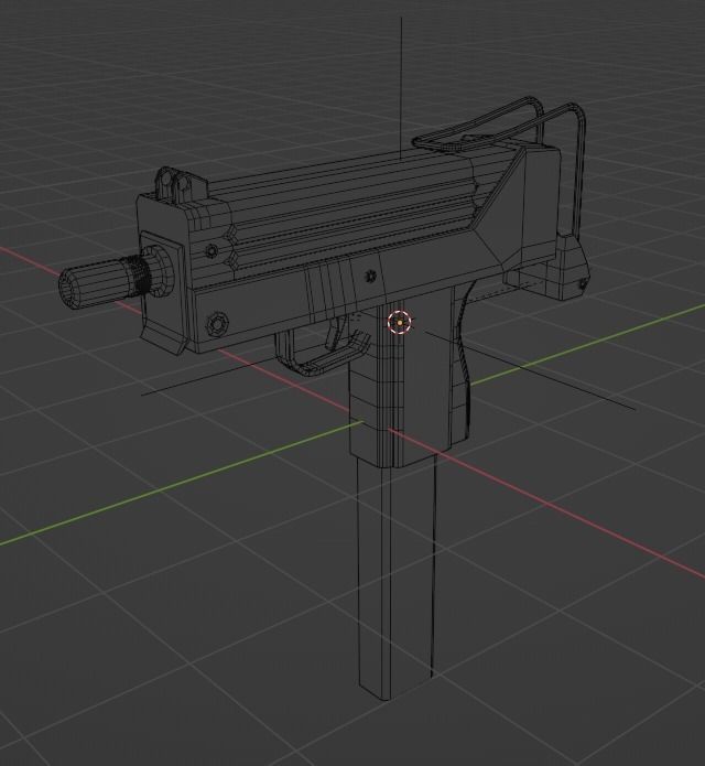 3D model MAC-10 SMG Low-poly 3D model VR / AR / low-poly | CGTrader