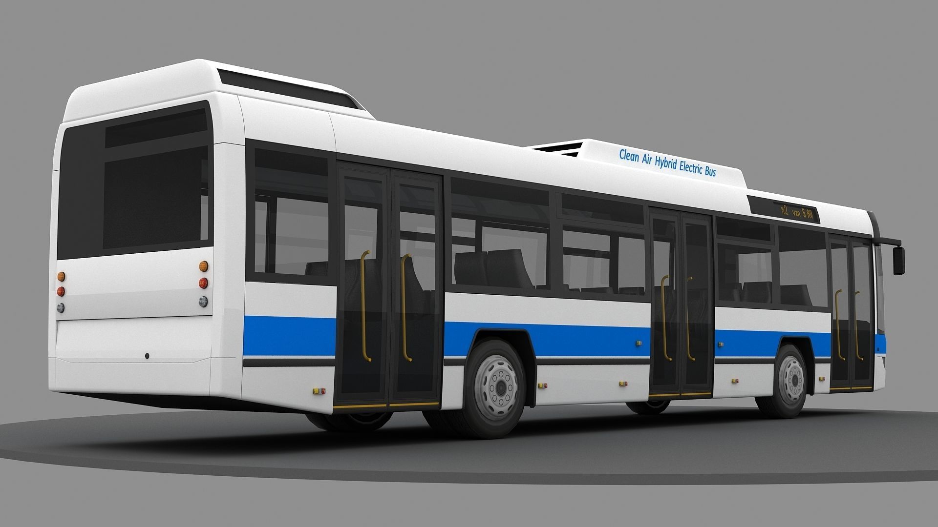 New York City Bus 3d Model 3D model | CGTrader