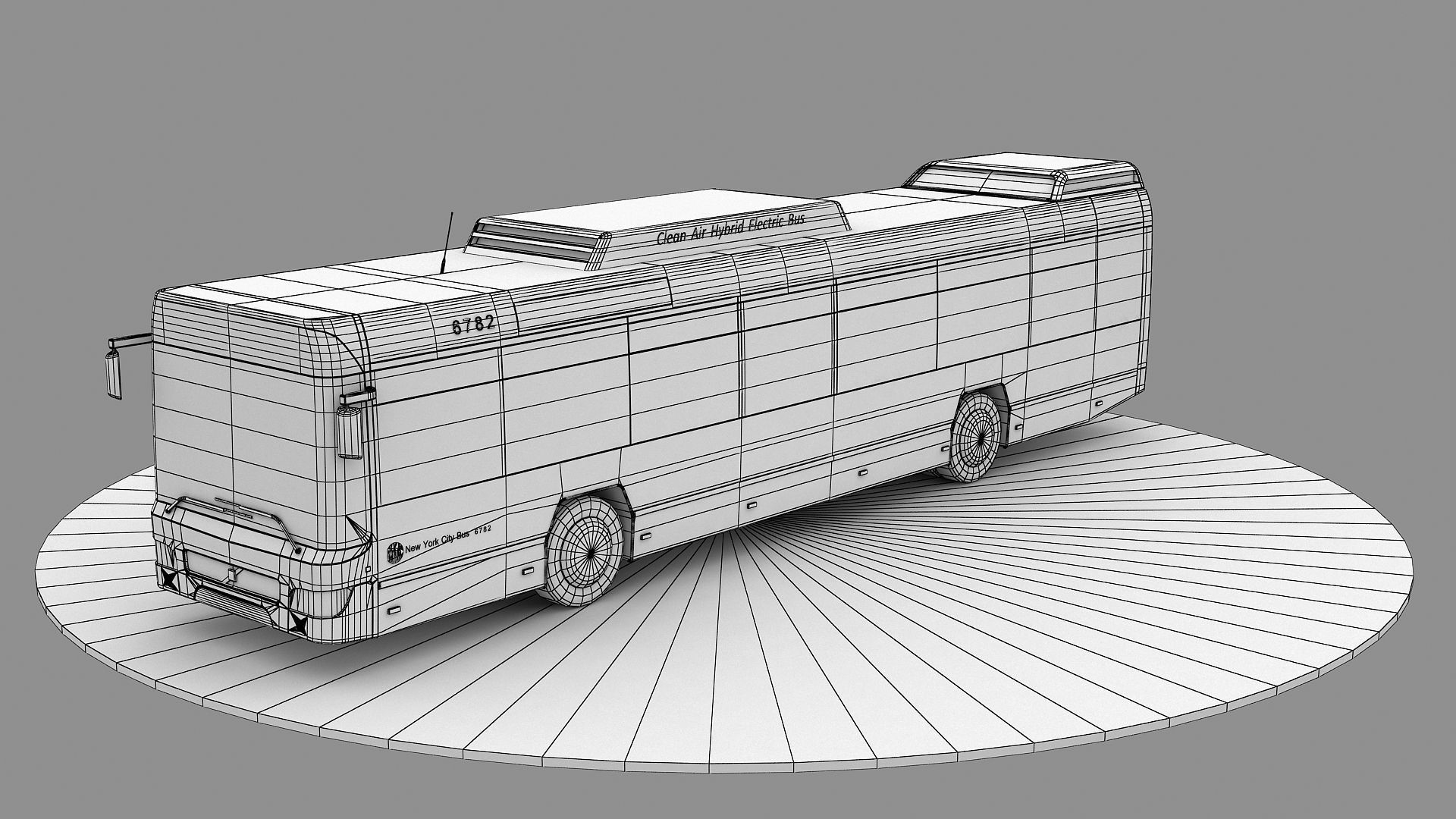 New York City Bus 3d Model 3D model | CGTrader
