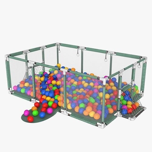 3D model Baby Playpen VR / AR / low-poly | CGTrader