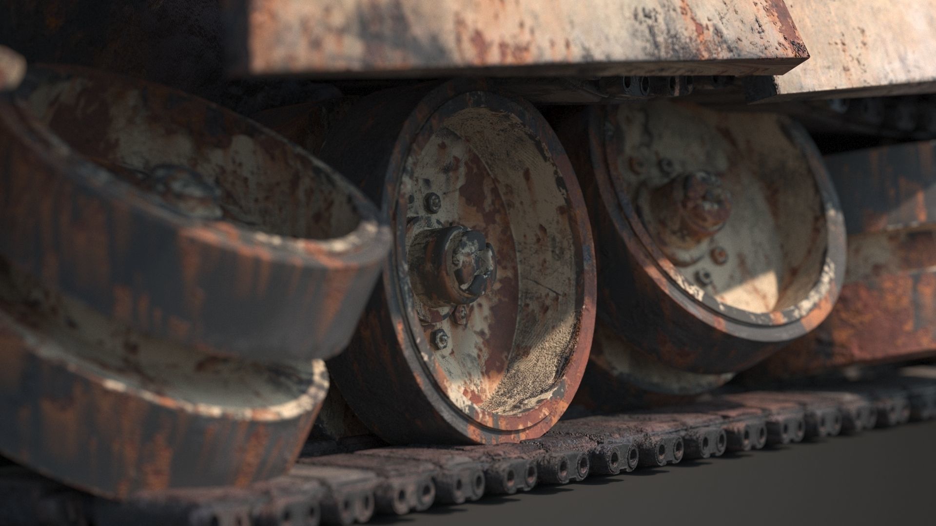 M1A2 Abrams Destroyed 3D model | CGTrader