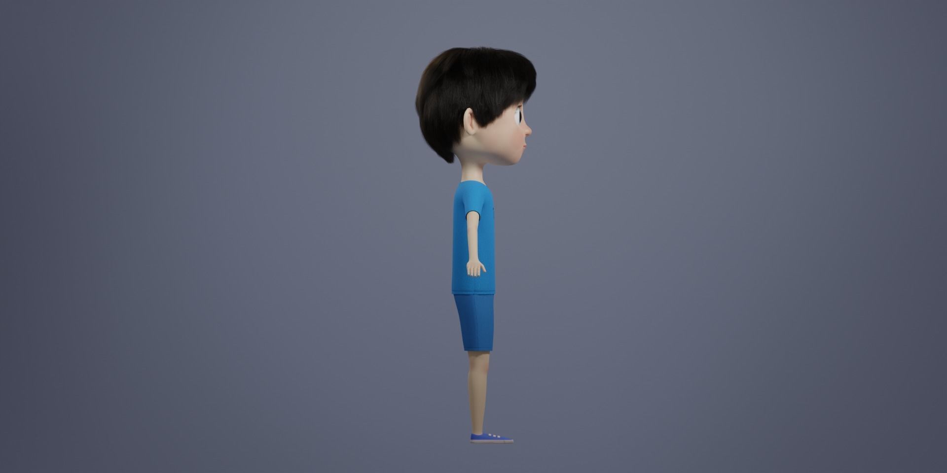 cartoon boy 3D model | CGTrader