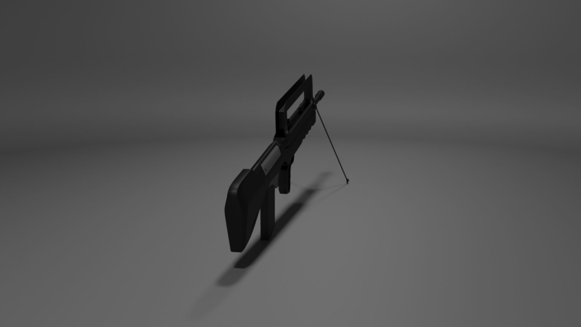 3D model Highly Detailed French FAMAS F1 Assault Rifle 3D Model VR / AR ...