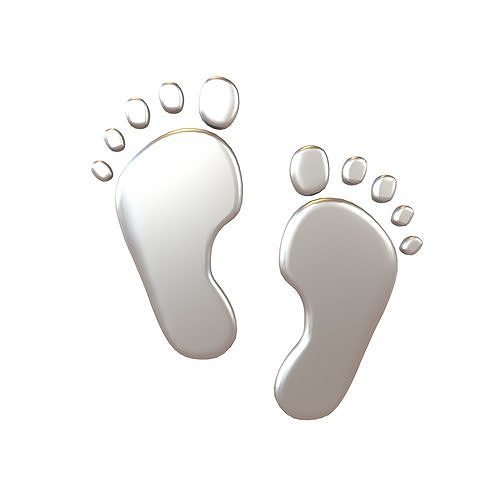 3D model Footprints v3 008 VR / AR / low-poly | CGTrader