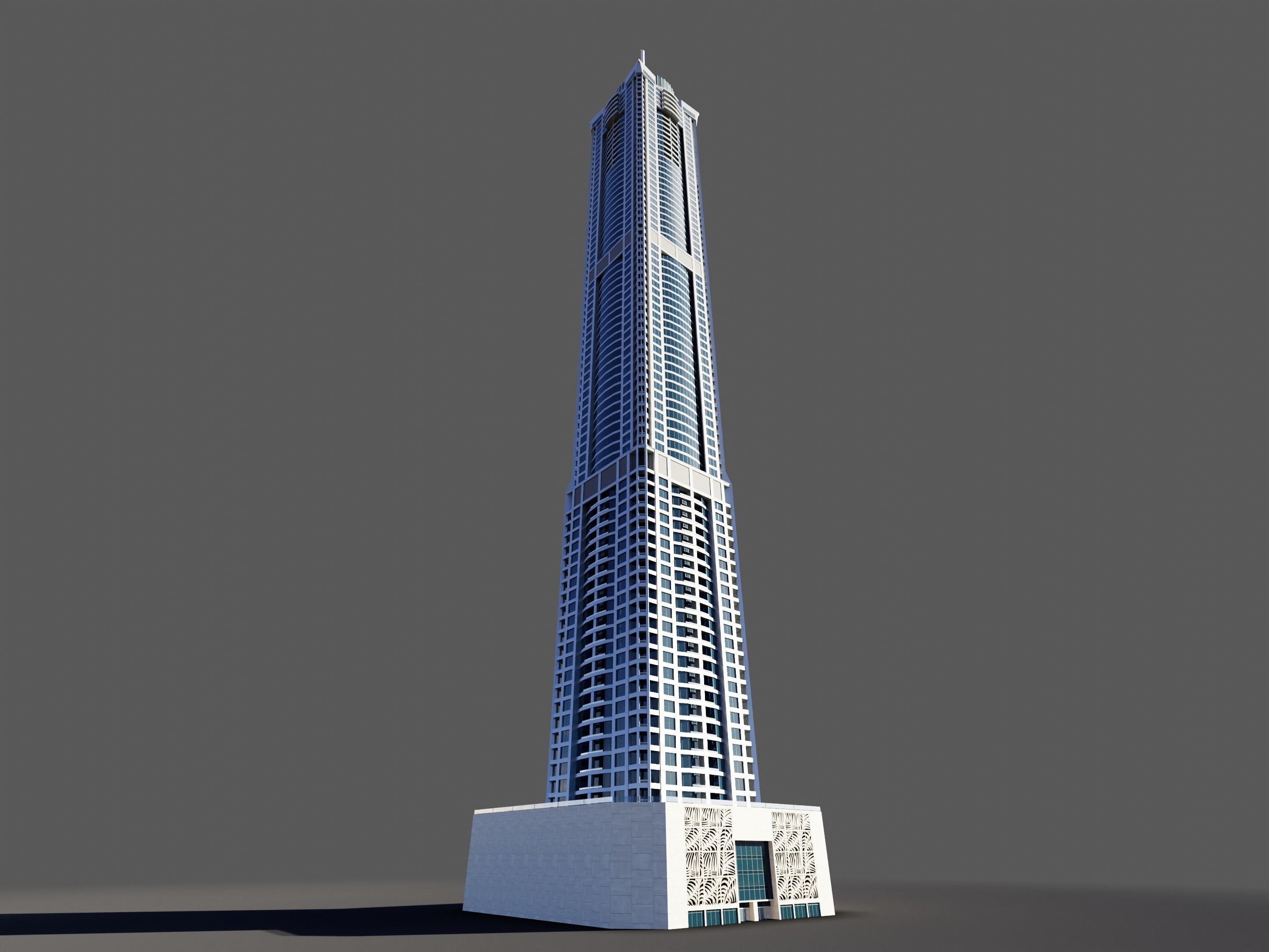 The Torch Tower - Dubai 3D model | CGTrader