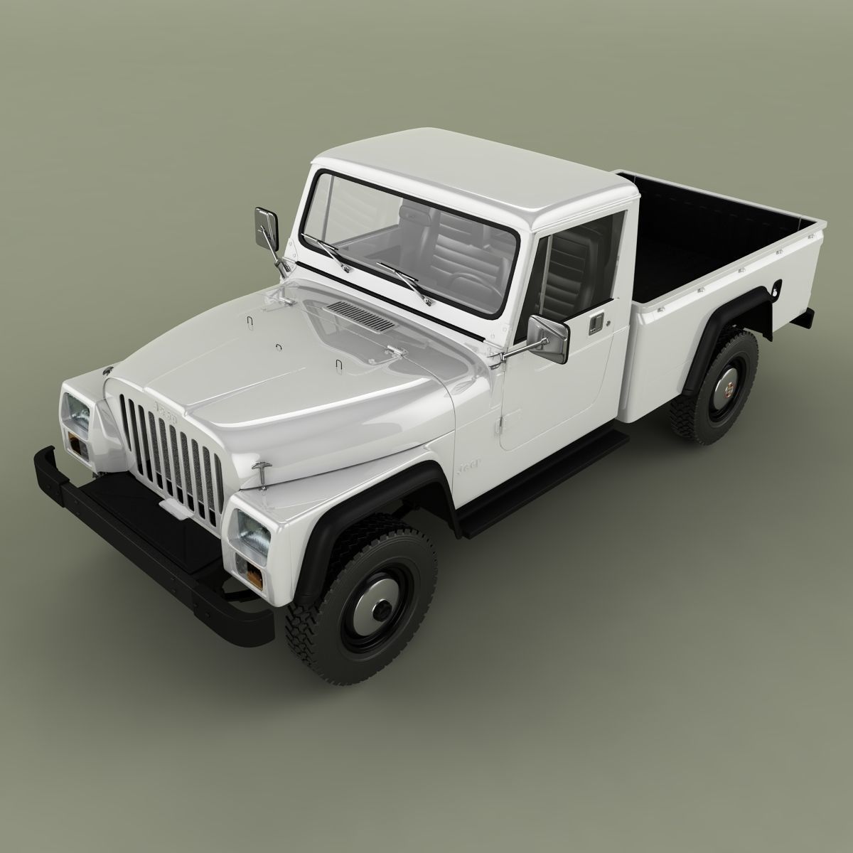 Jeep CJ-10 Pick Up 3D model | CGTrader