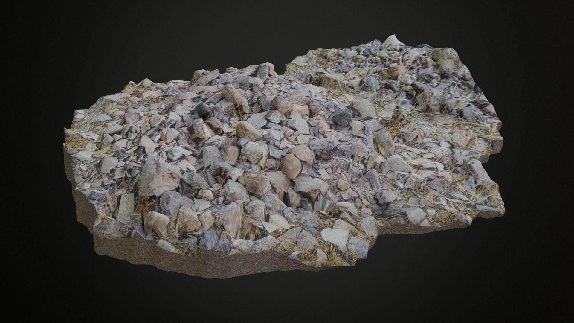 Piles of rock free 3D model | CGTrader