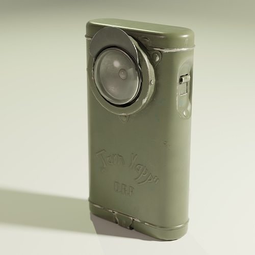 3D model WW1 German Belt Lamp VR / AR / low-poly | CGTrader