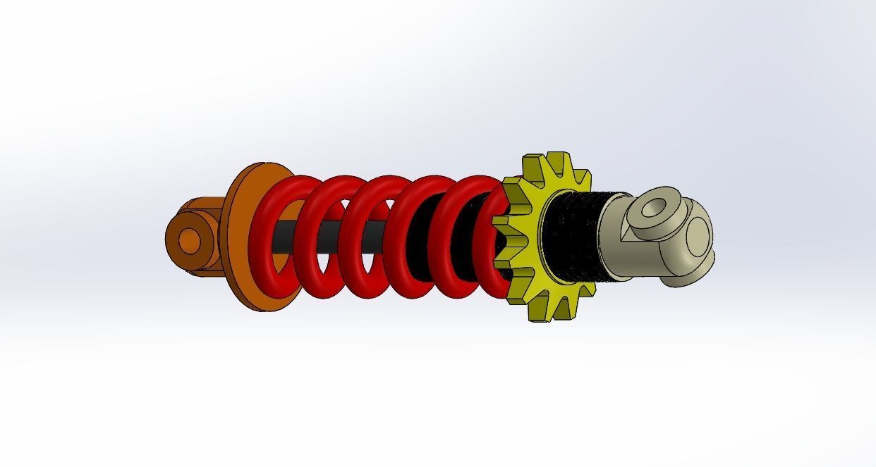 Shock absorber 3D model | CGTrader