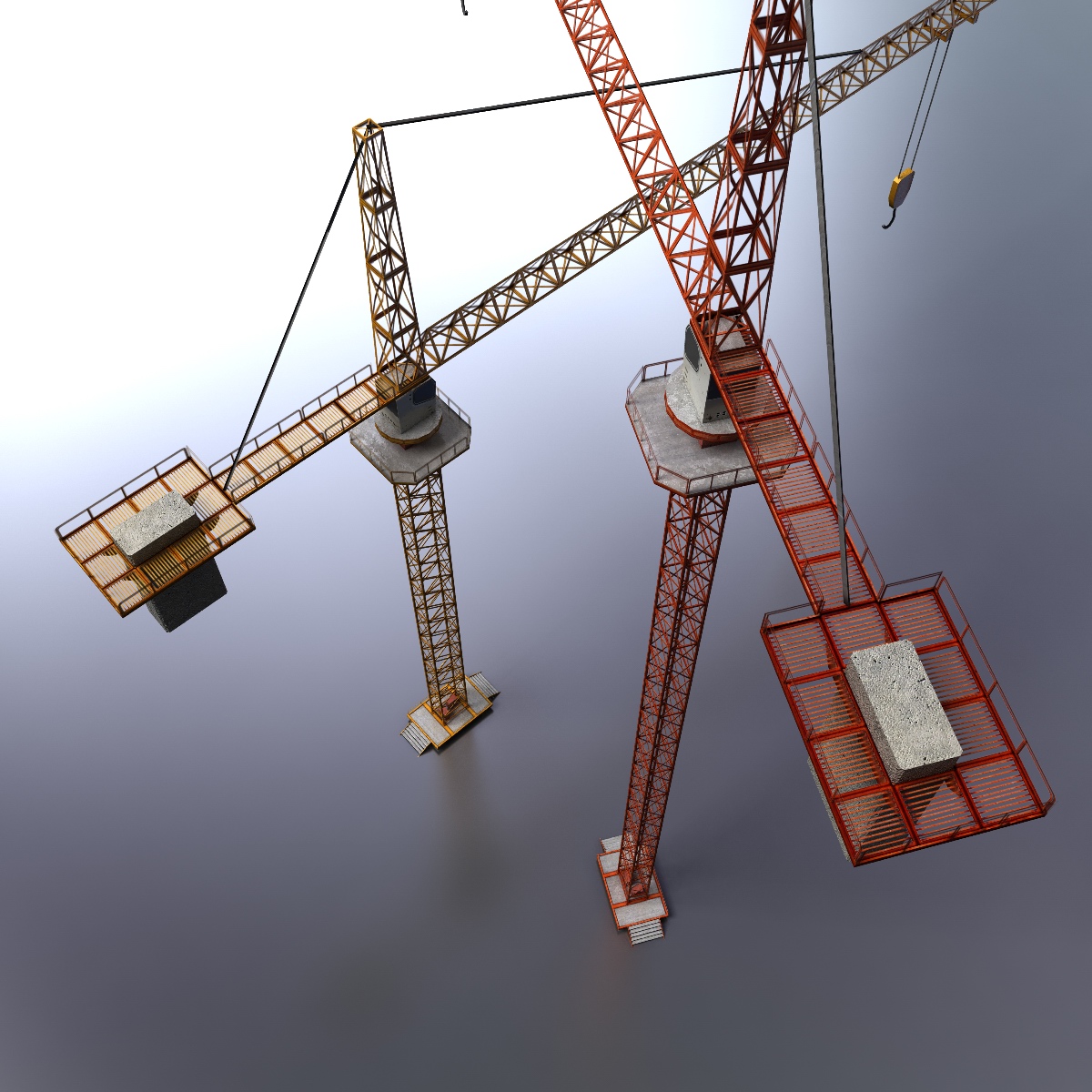 3D model Construction Crane VR / AR / low-poly | CGTrader
