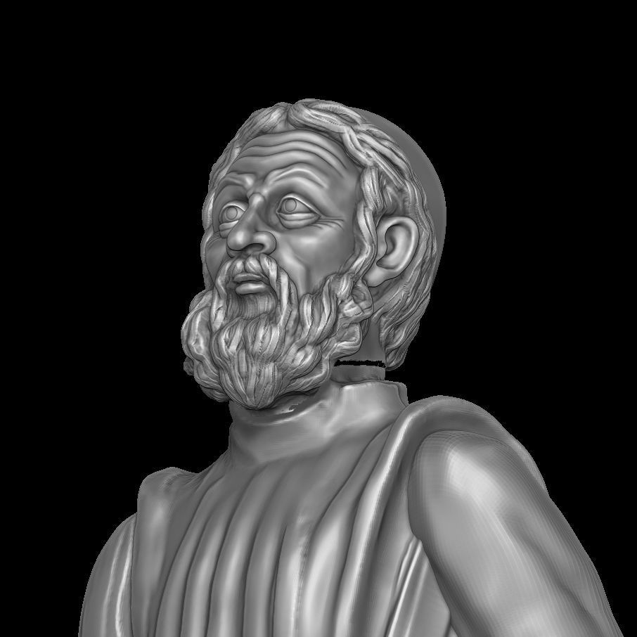 Claudius Ptolemy 3D model 3D printable | CGTrader