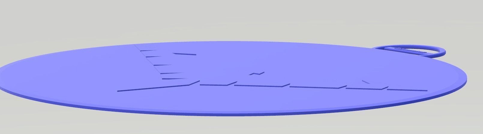 Nightwing logo keychain 3D model 3D printable | CGTrader