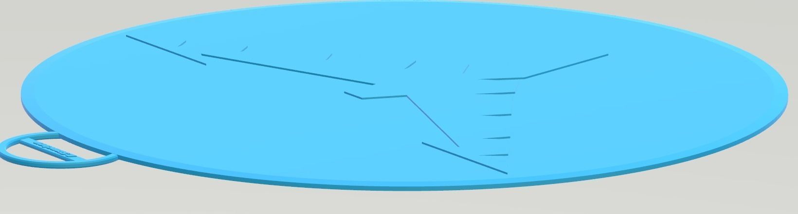 Nightwing logo keychain 3D model 3D printable | CGTrader