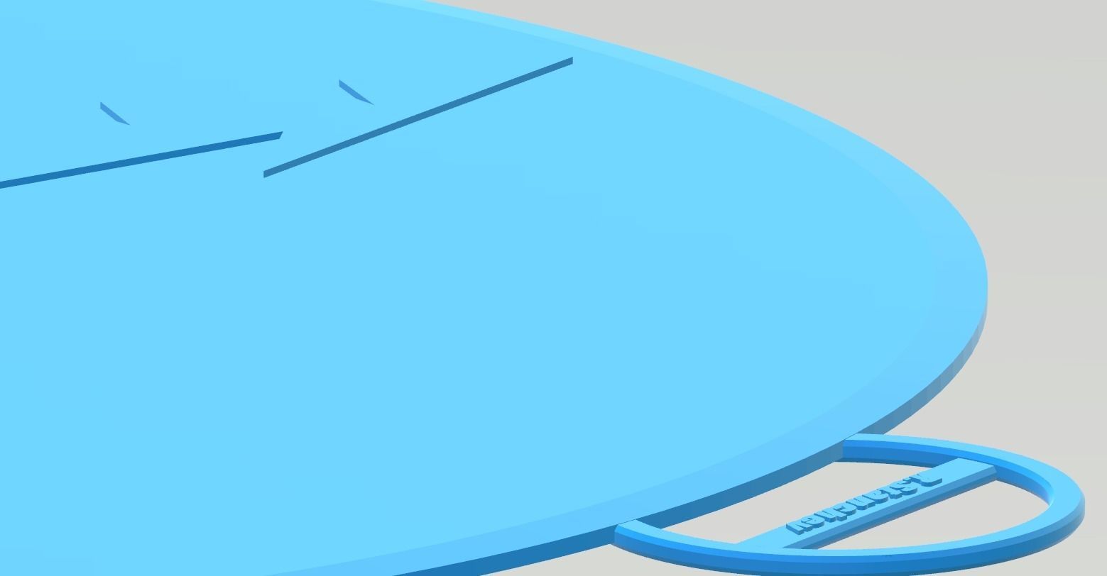 Nightwing logo keychain 3D model 3D printable | CGTrader