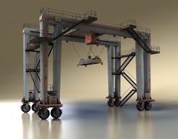 Low-poly Crane 3D Models | CGTrader