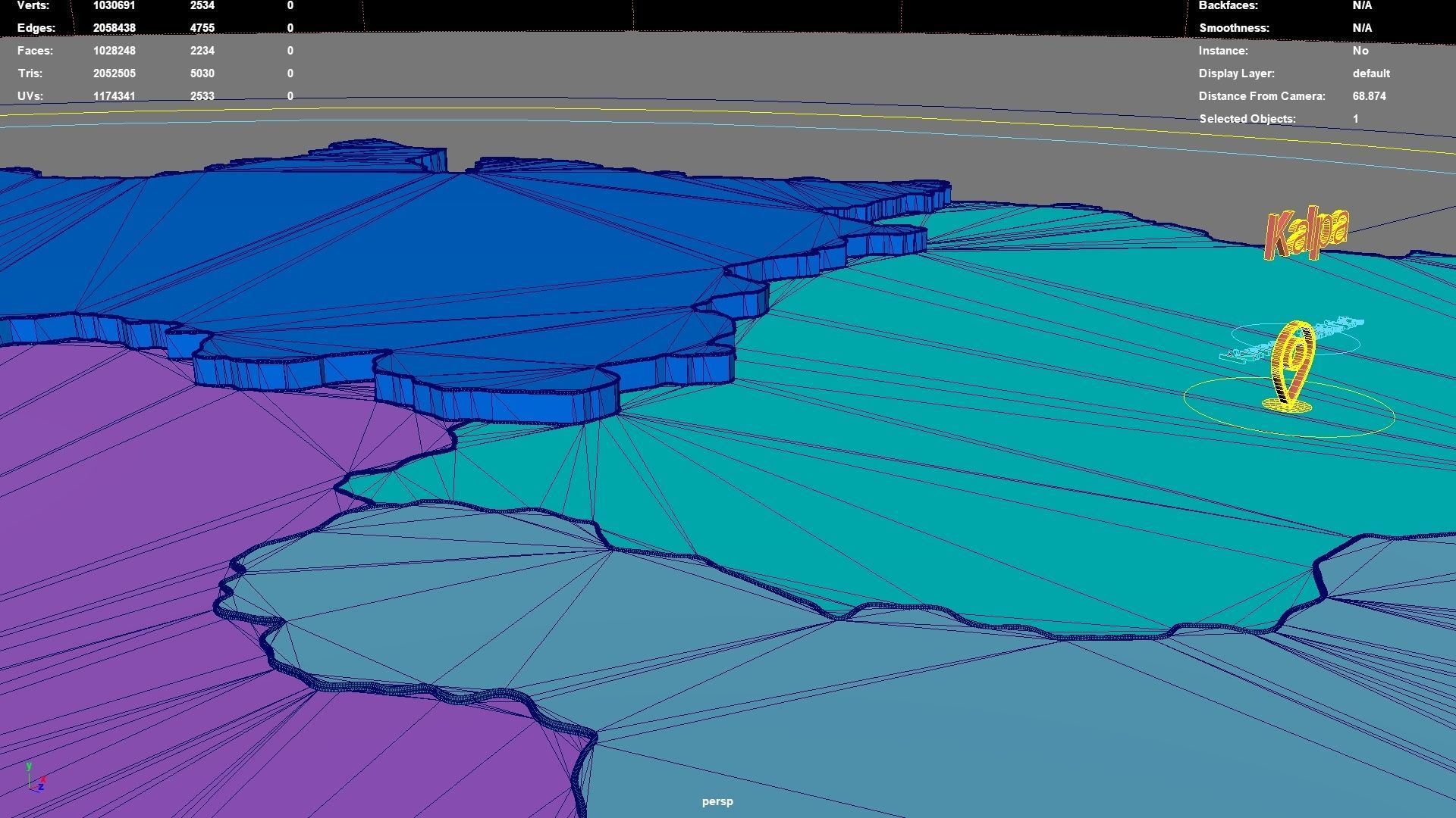 Himachal Pradesh India map region 3D model geography political 3D model ...