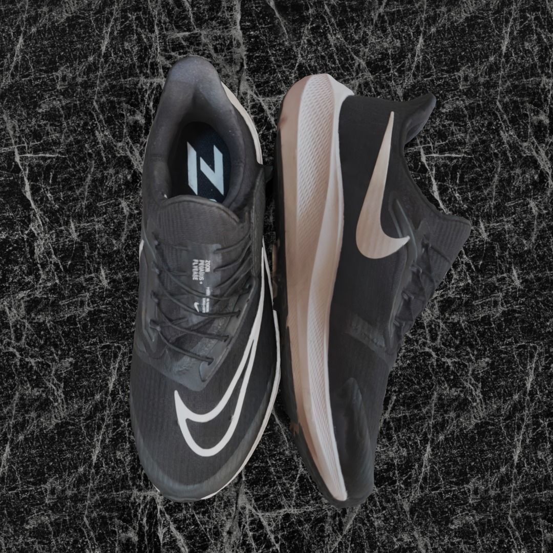 3D model NIKE FLY EASE 2 3D SHOES - BLACK VR / AR / low-poly | CGTrader