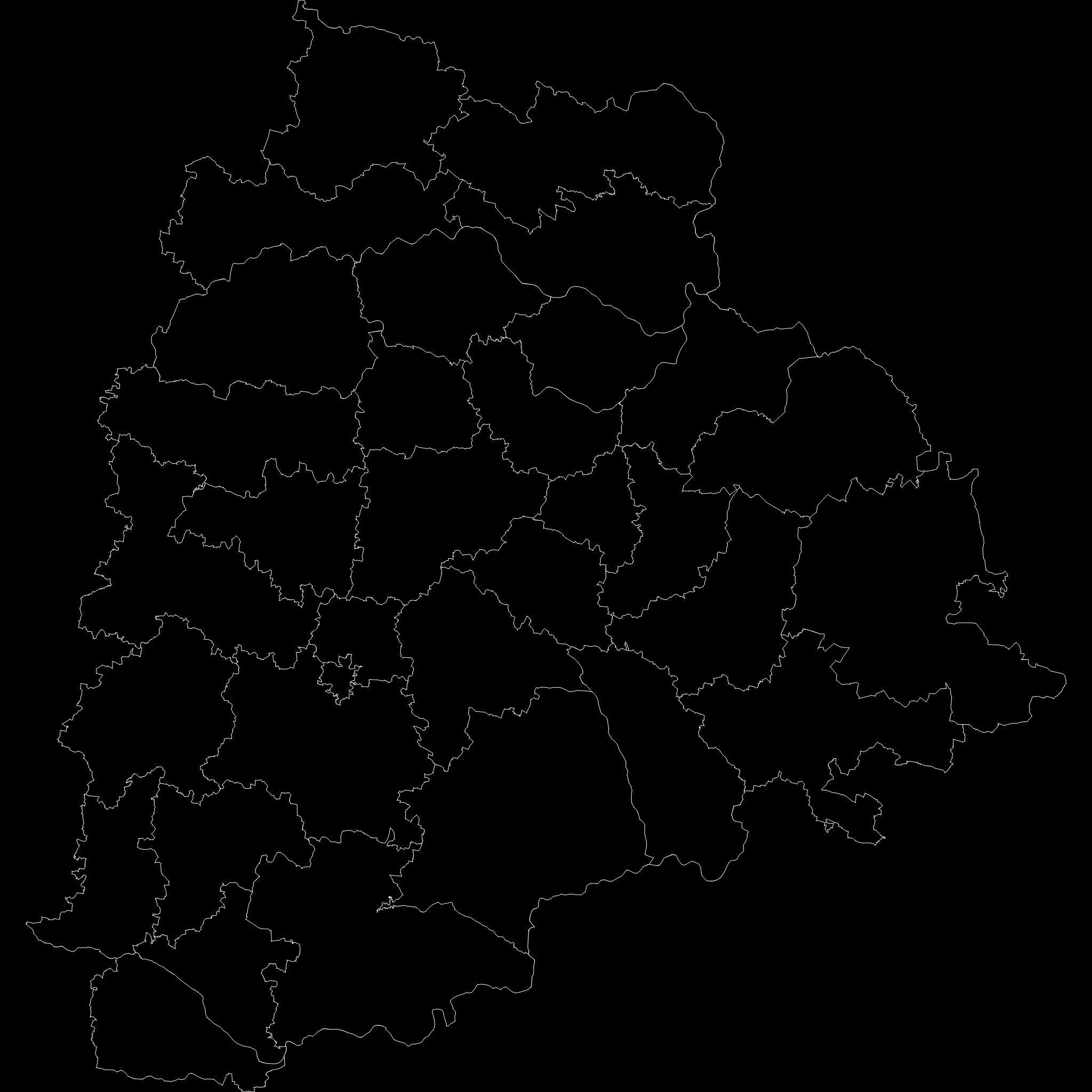 Telangana India map region 3D model geography political 3D model rigged ...