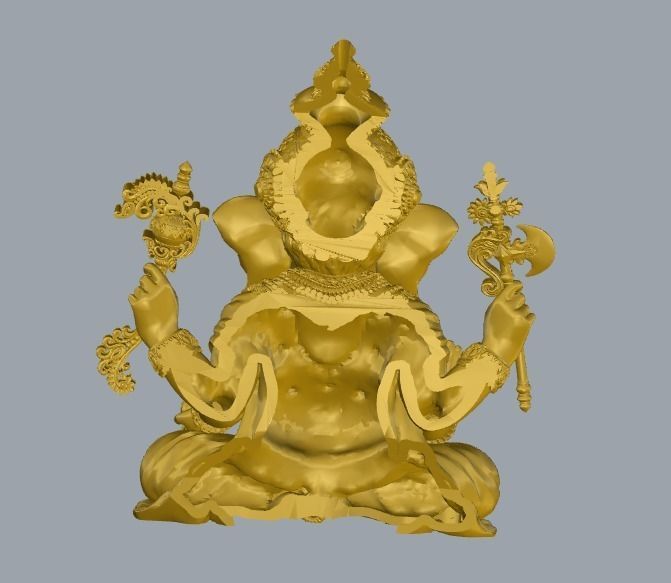 ganesh ji 3D model 3D printable | CGTrader