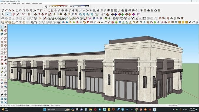 Classical retail shops 3D model | CGTrader