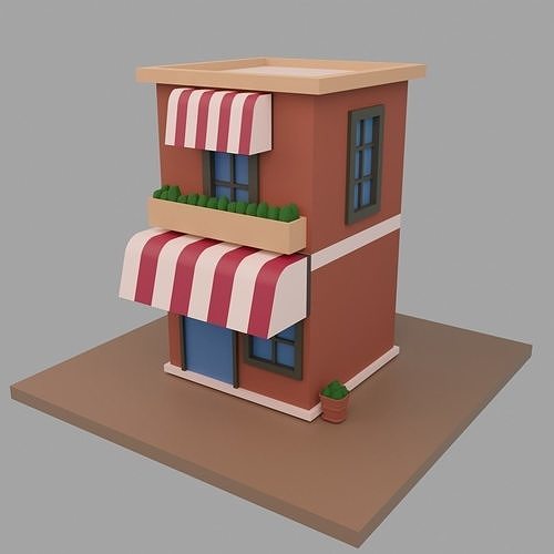 Market free 3D model | CGTrader
