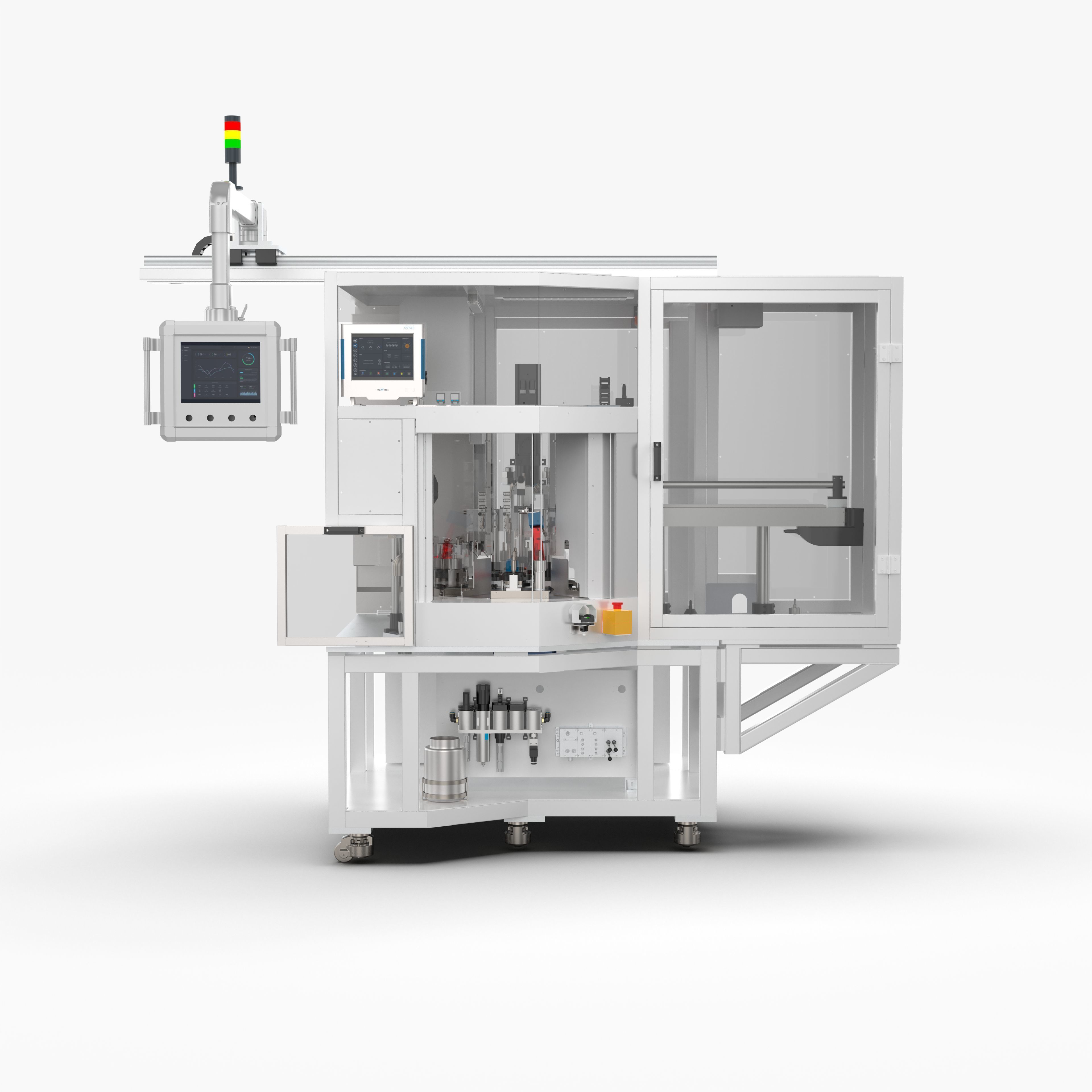 Full Automatic Motor Rotor Magnetization and Synthesis Machine 3D model | CGTrader