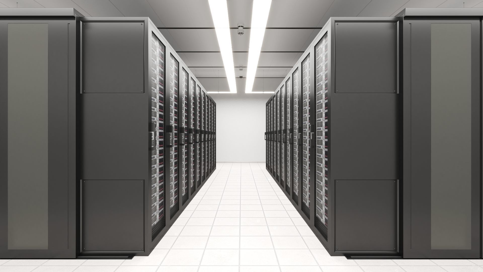 Server room 3D model | CGTrader