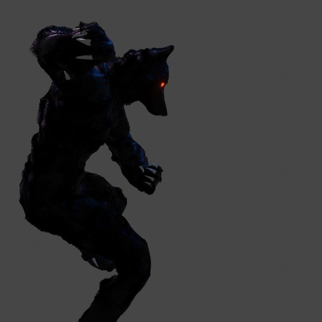 Werewolf free 3D model animated rigged | CGTrader