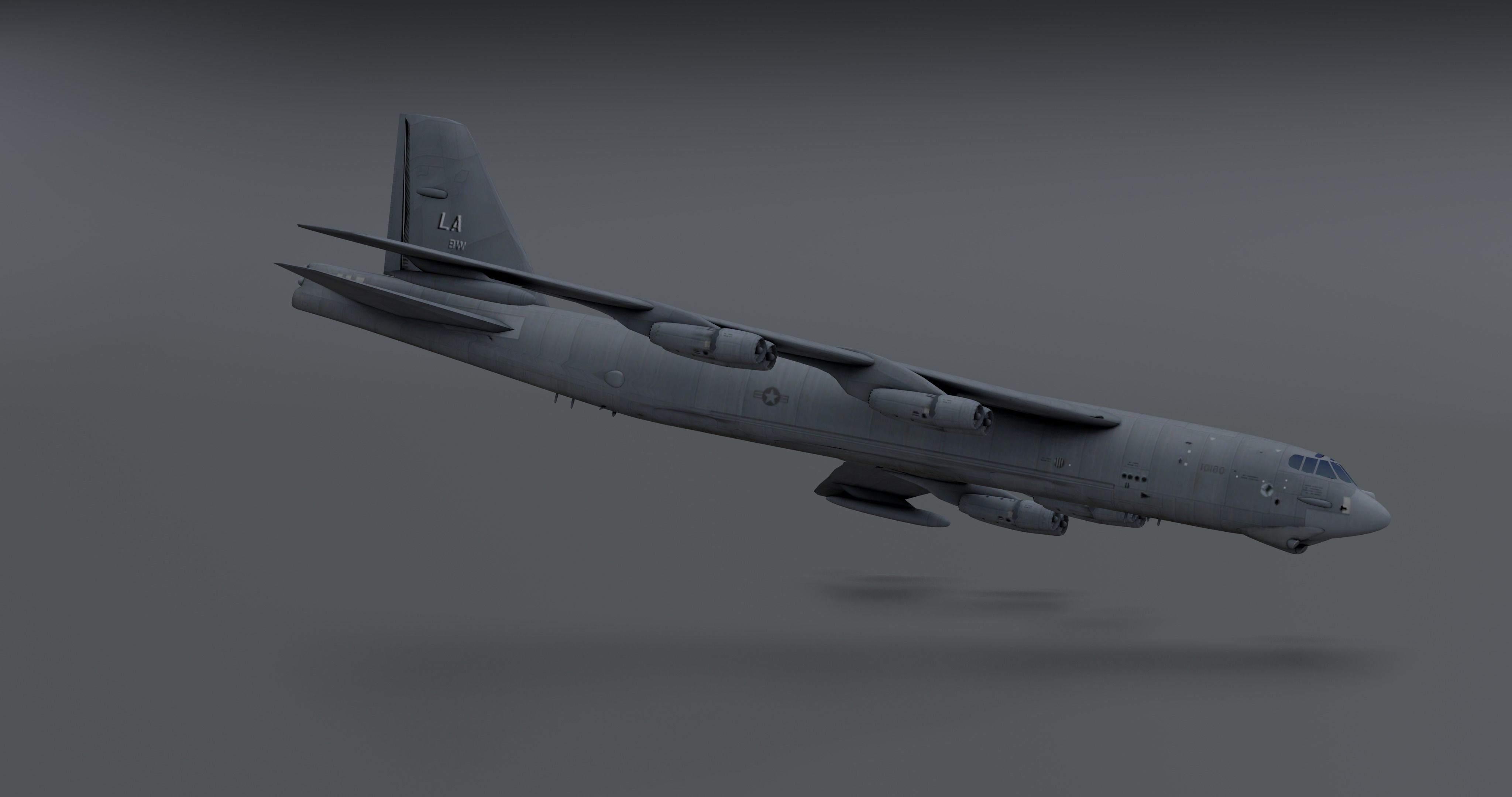 3D model B52 Bomber - photorealistic VR / AR / low-poly | CGTrader