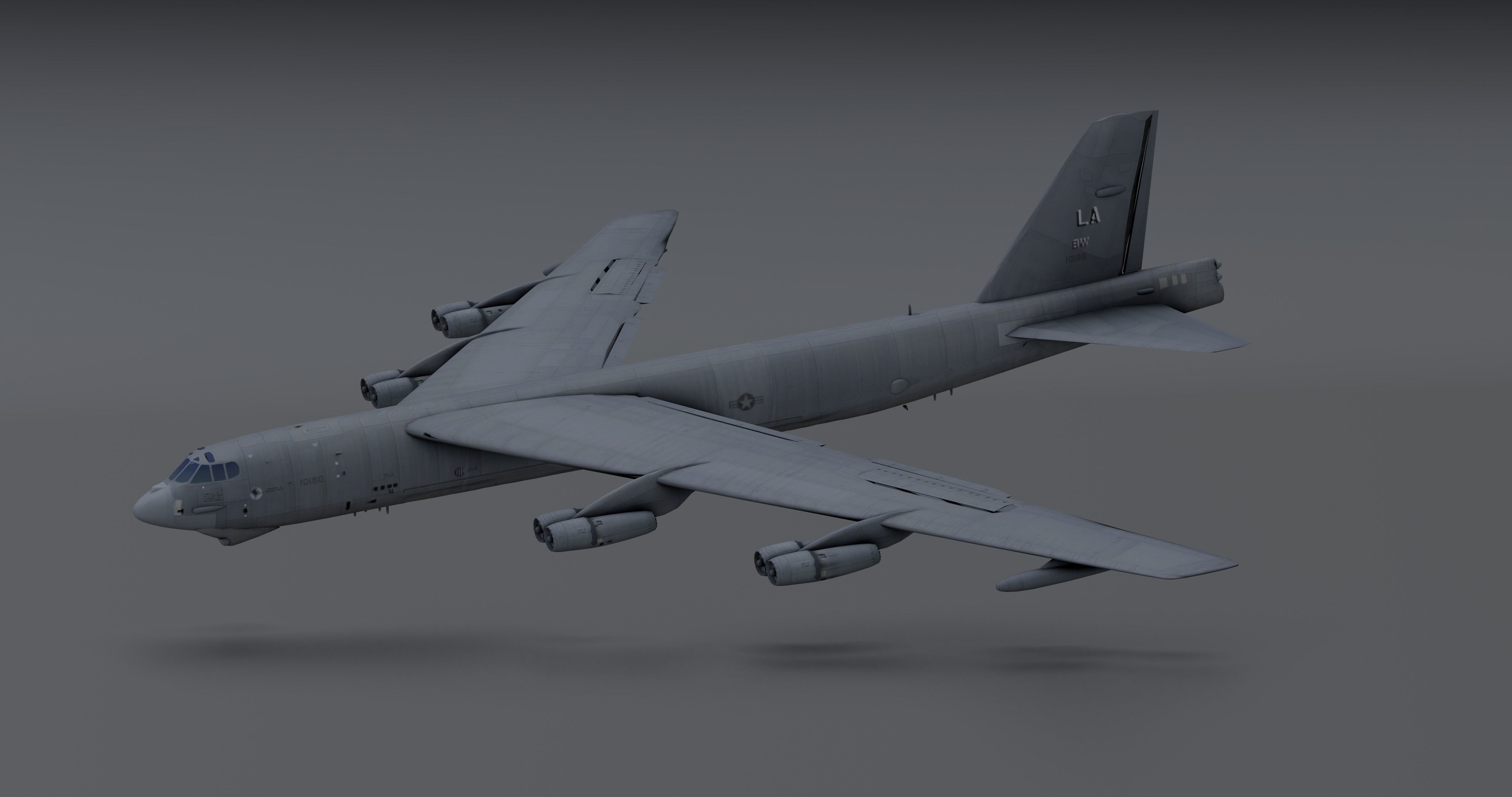 3D model B52 Bomber - photorealistic VR / AR / low-poly | CGTrader