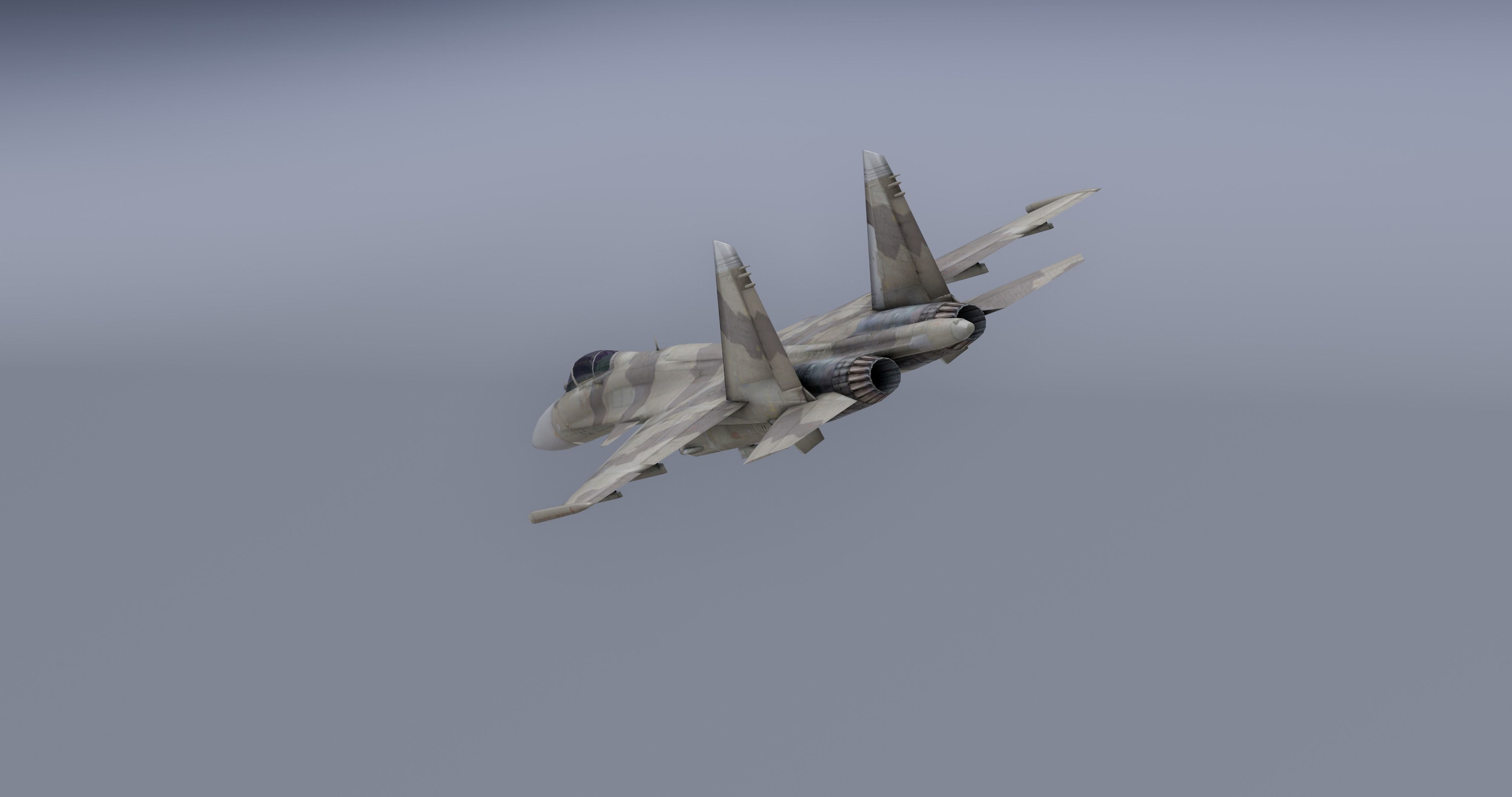 3D model Su-37 Terminator v2 VR / AR / low-poly | CGTrader