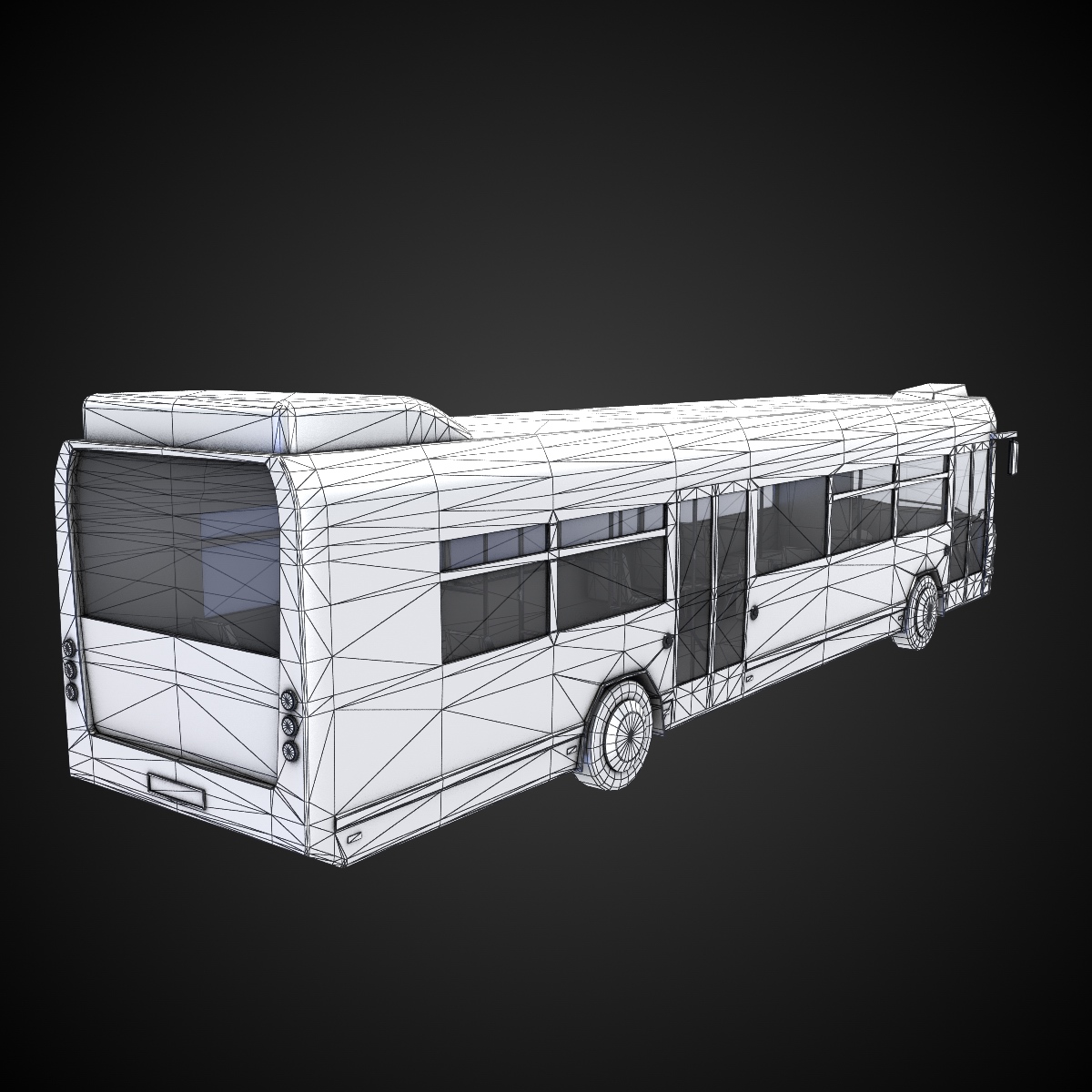3D model City Bus VR / AR / low-poly | CGTrader