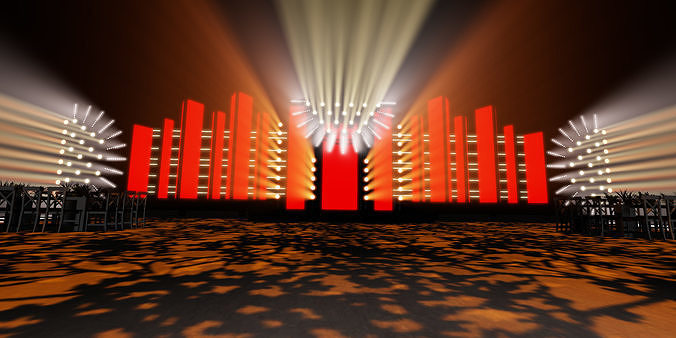 3D stage design 3D model 3D printable | CGTrader