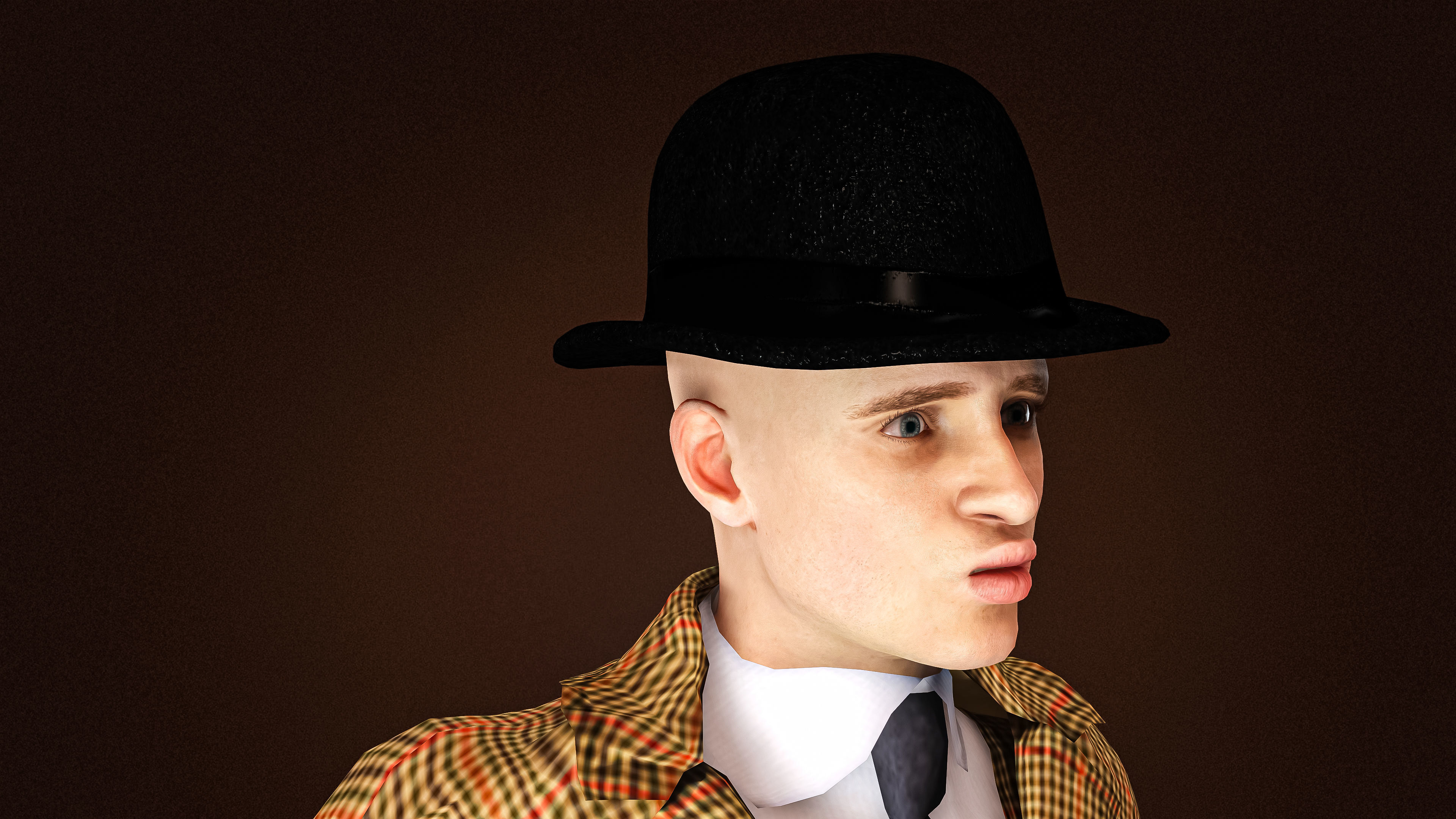 3D model High Quality Man Old Fashion Suit VR / AR / low-poly | CGTrader